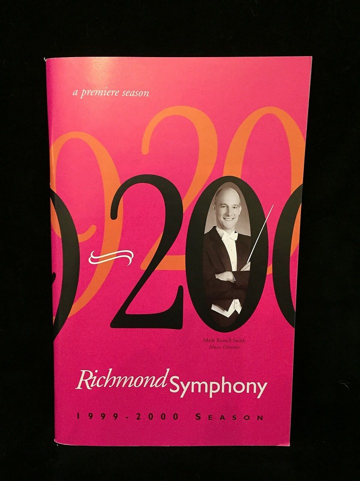 ADELE ANTHONY violin - Concert Program, March 2000 - Richmond VA ...