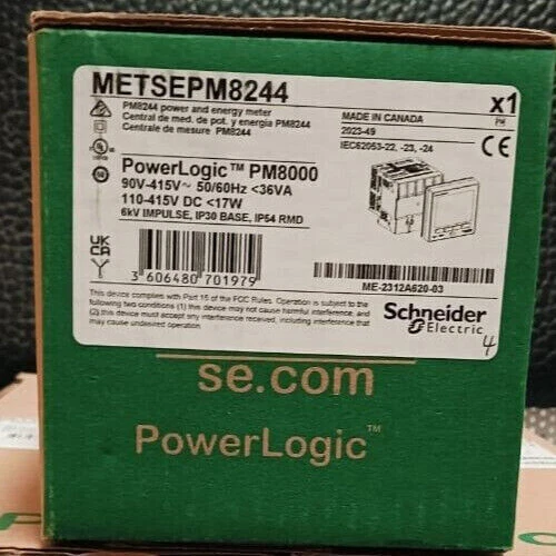 Schneider Electric METSEPM8244 PowerLogic PM8000 Power & Energy Meter ...