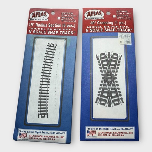 Atlas N Scale Track Lot - Bridges, Snap-Track, Crossings #2501 #2521 ...