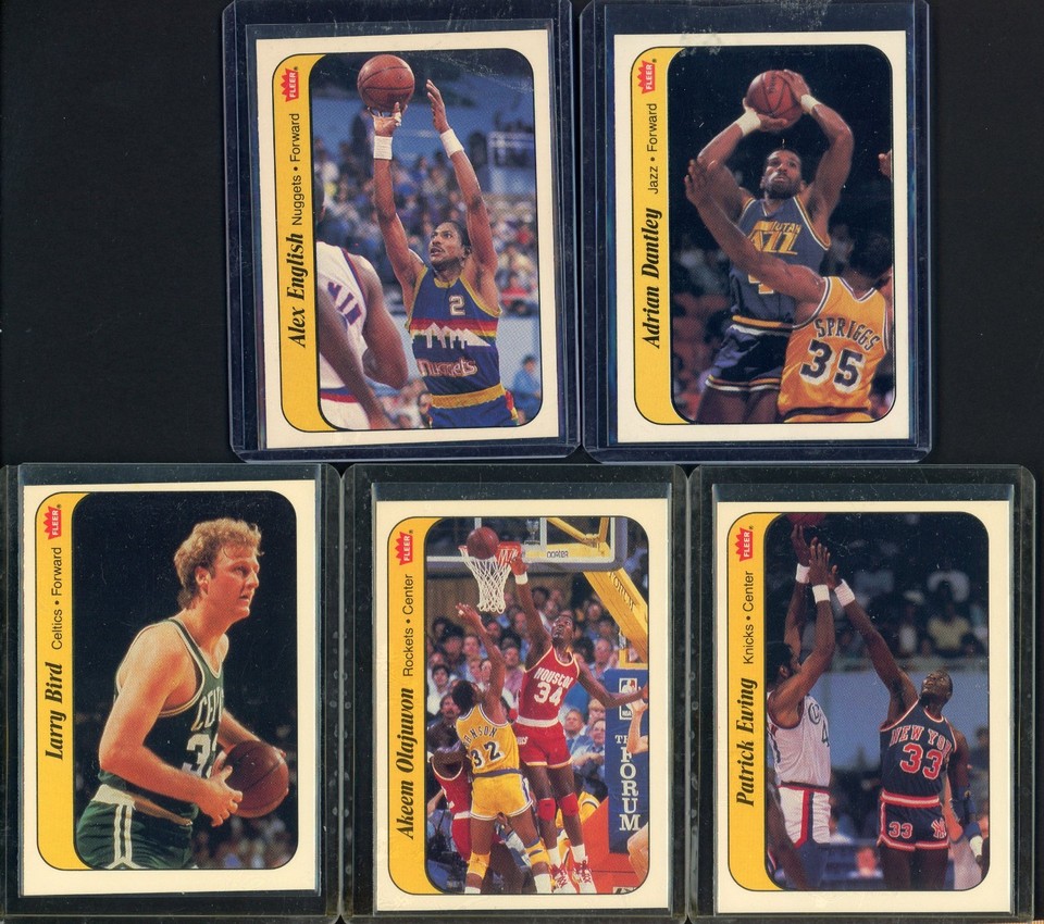1986-87 Fleer Sticker Basketball Complete Set w/ Michael Jordan RC ...