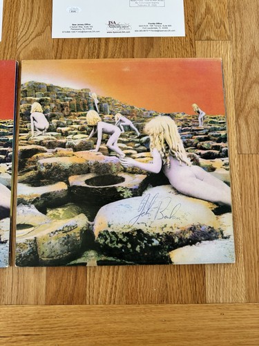 Pair Led Zeppelin Houses of Holy Albums Signed John Bonham Plant Page ...