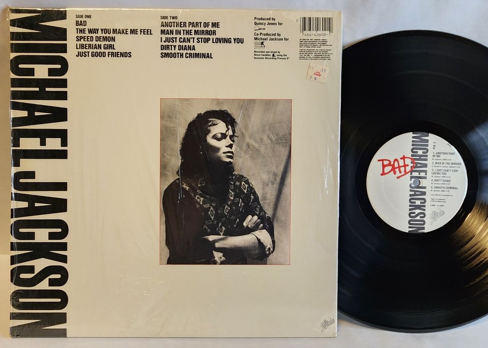 Michael Jackson - Bad LP - OG Press - Funk Pop - VG++ | eBay.de