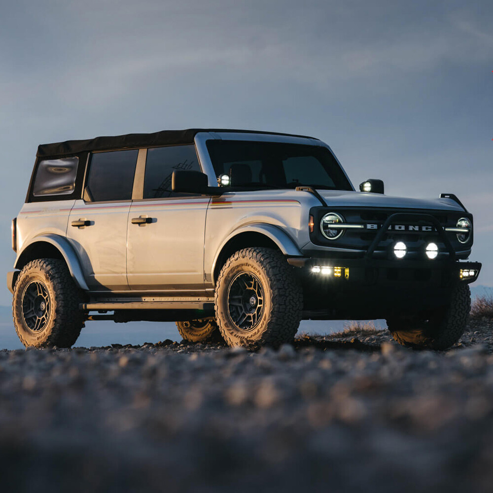Ford Raptor White 4 Door Black Rims