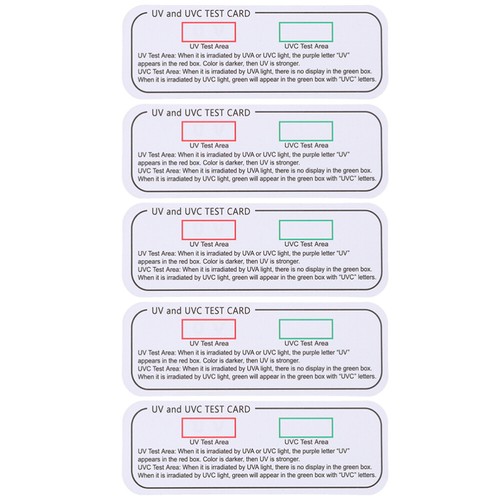 5pcs Professional Paper UV Identifiers UV Test Device UV Indicator ...