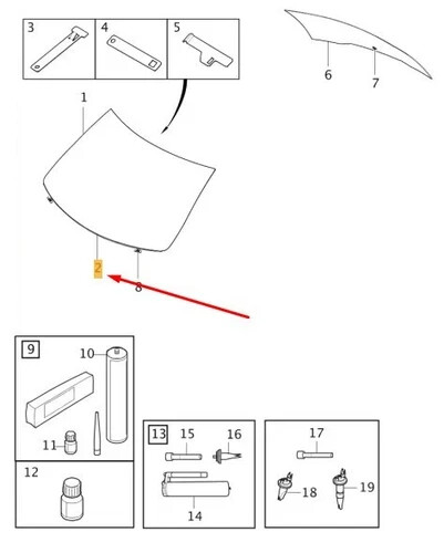 Volvo XC90 MK2 Front Windshield Molding Trim 31371199. Genuine Part- | eBay