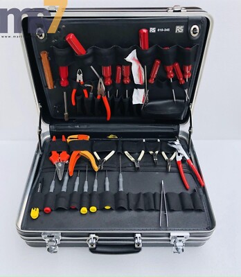 RS COMPONENTS ELECTRO-MECHANICAL TOOL KIT WITH ACCESSORIES AS SHOWN ...