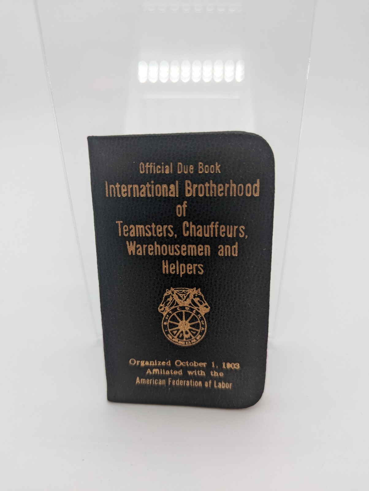 International Brotherhood Of Teamsters Certificate Local No 420 1956 ...