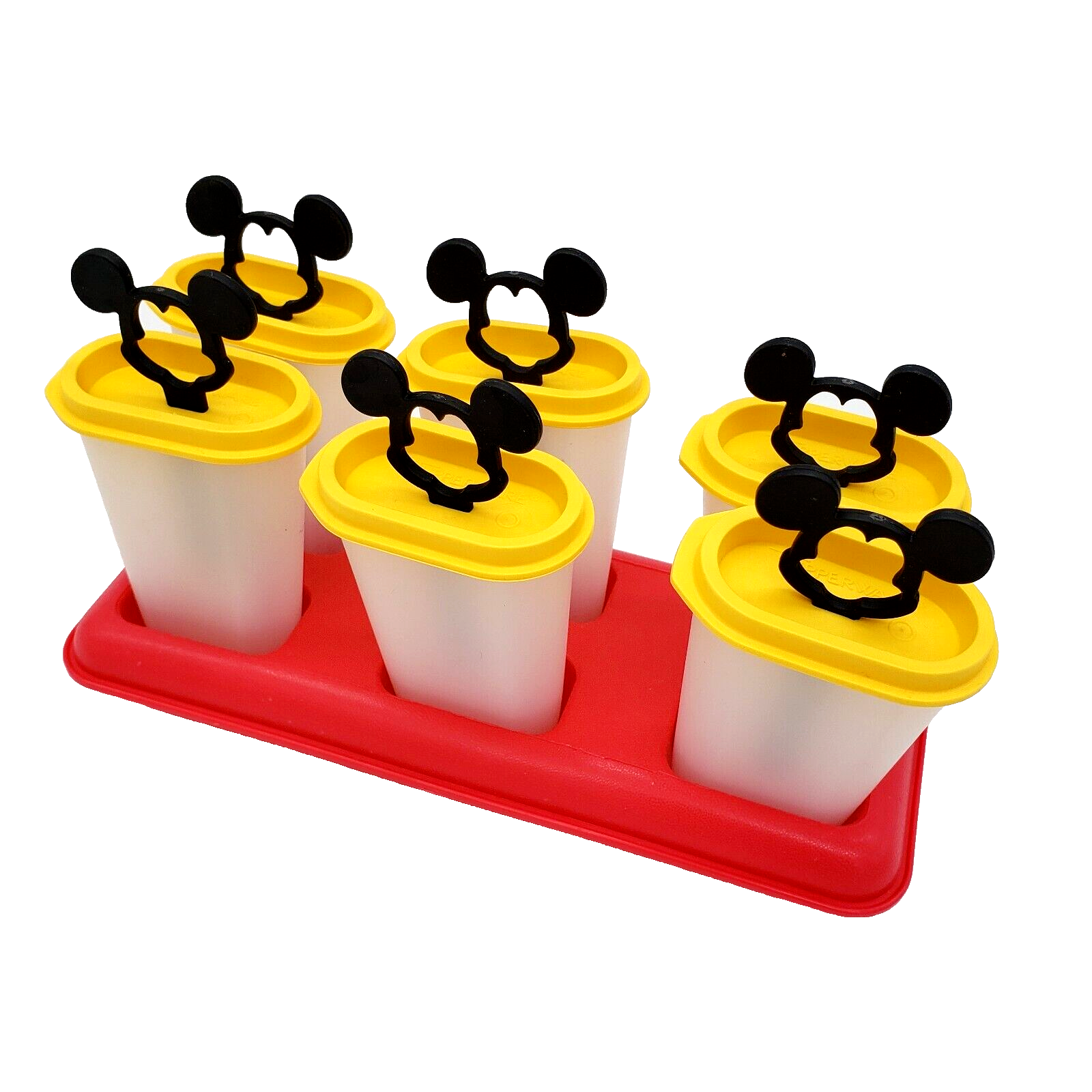 Lot of TUPPERWARE Disney Mickey Mouse Freezer Ice Pop Popsicle Molds ...