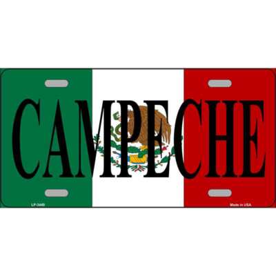 Campeche Mexico Metal Novelty License Plate Tag LP-3449 | eBay