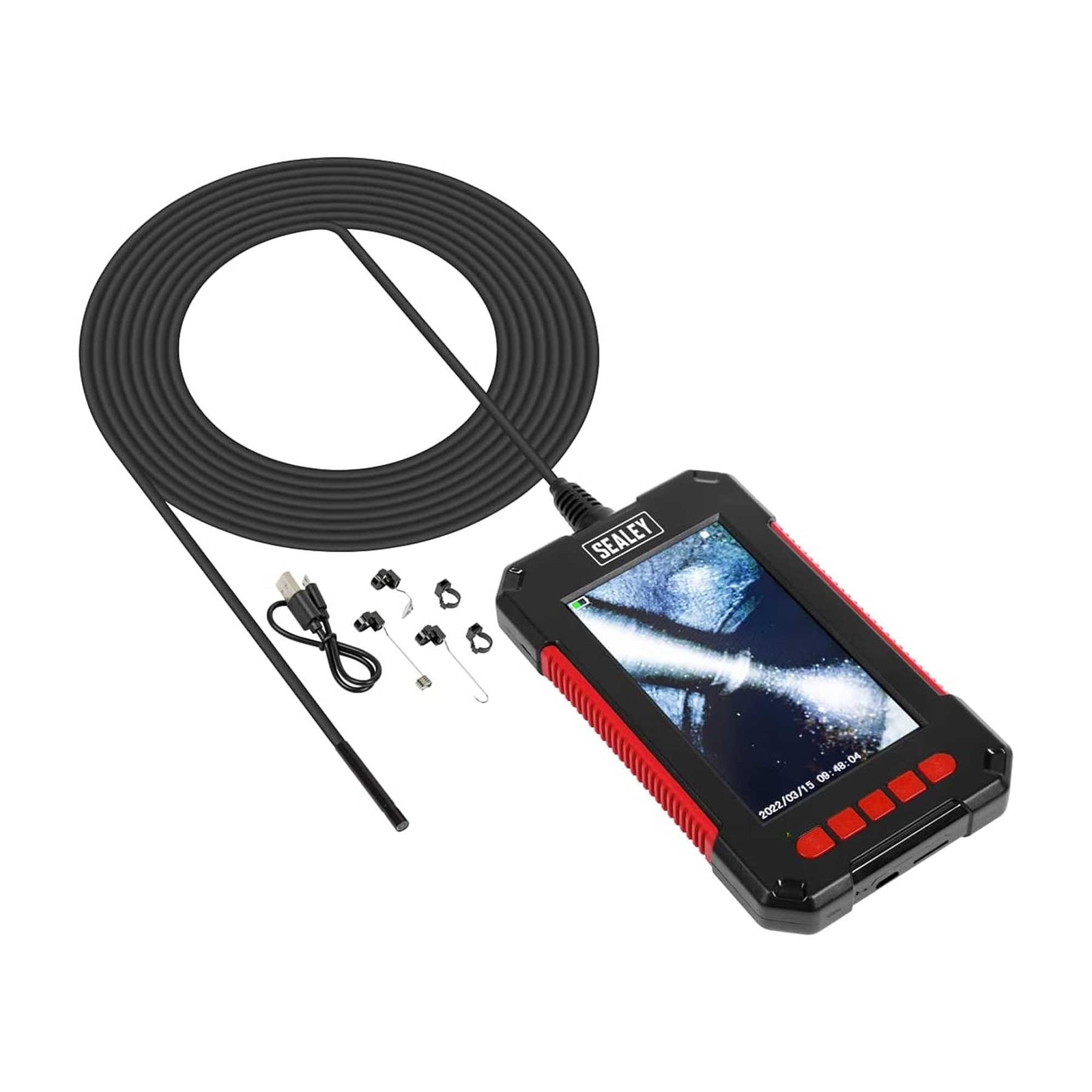 Sealey Tablet Video Borescope/Fiberscope Inspection Probe Camera ...