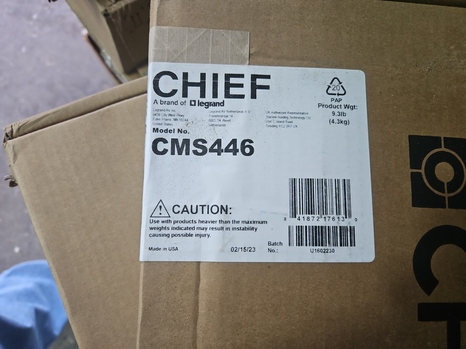 NEW Chief CMS446 CMS440 8" CAM PLATE | eBay