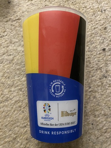 EM Uefa Euro 2024 Original Bitburger Becher München Schottland Germany ...