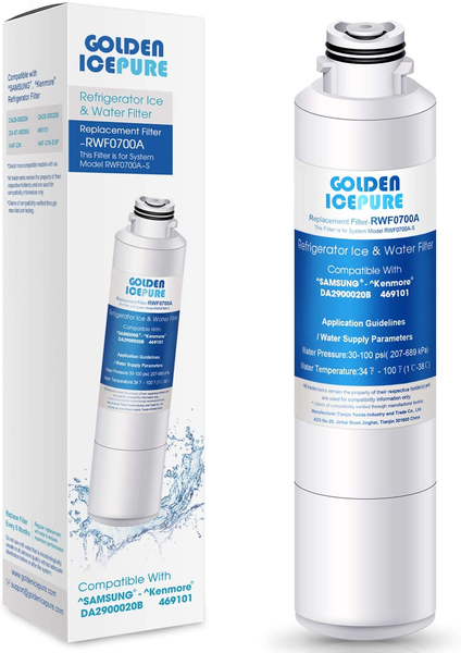 GOLDEN ICEPURE GP-RWF0700A-1PACK Water Filter for GE, Kenmore 469991 ...