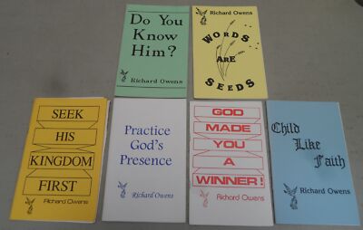 A Lot of Six Gospel Booklets by Richard Owens Ministry | eBay