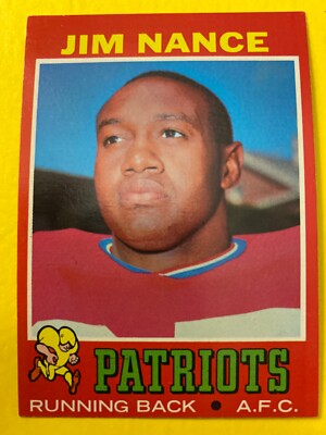 1970 Topps Football #170 Jim Nance NM/MT | eBay