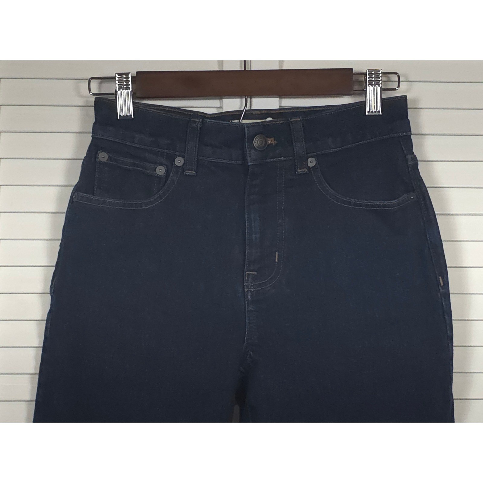 Madewell Jeans 90s Straight High Rise Staple Minimalist Womens 25P ...