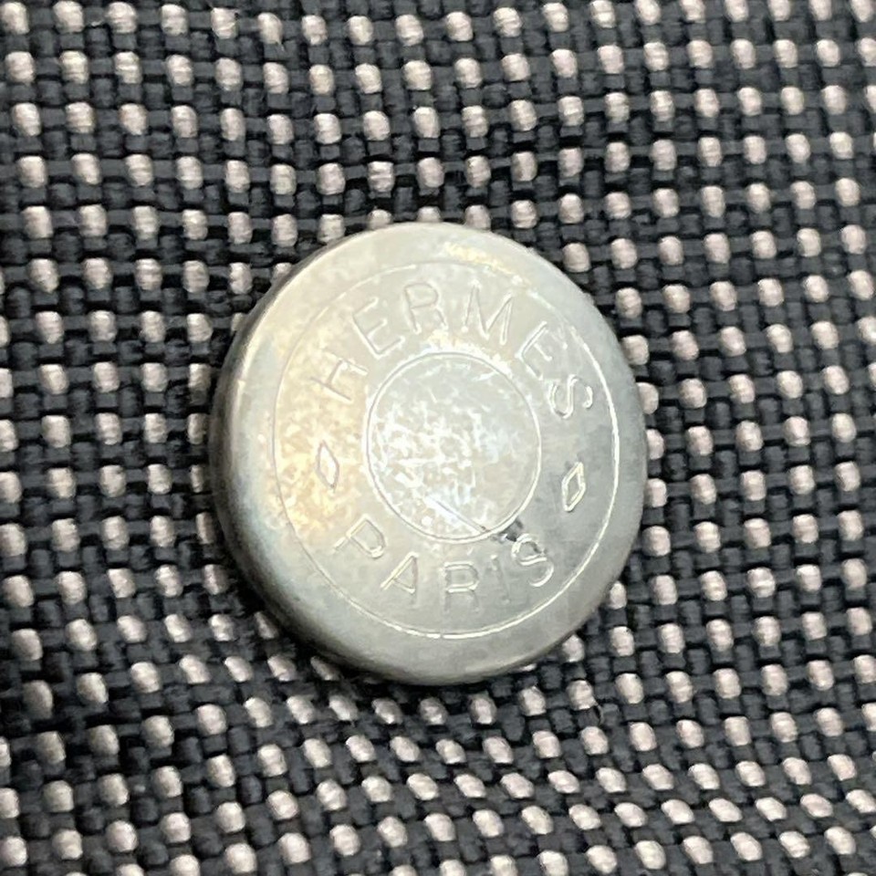 Hermes Tote Bag Gray Large Capacity Yell Line MM A4 Authentic | eBay