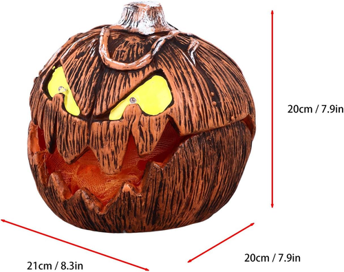 Halloween Decoration Talking Pumpkins, Light up Pumpkin Face Talking ...