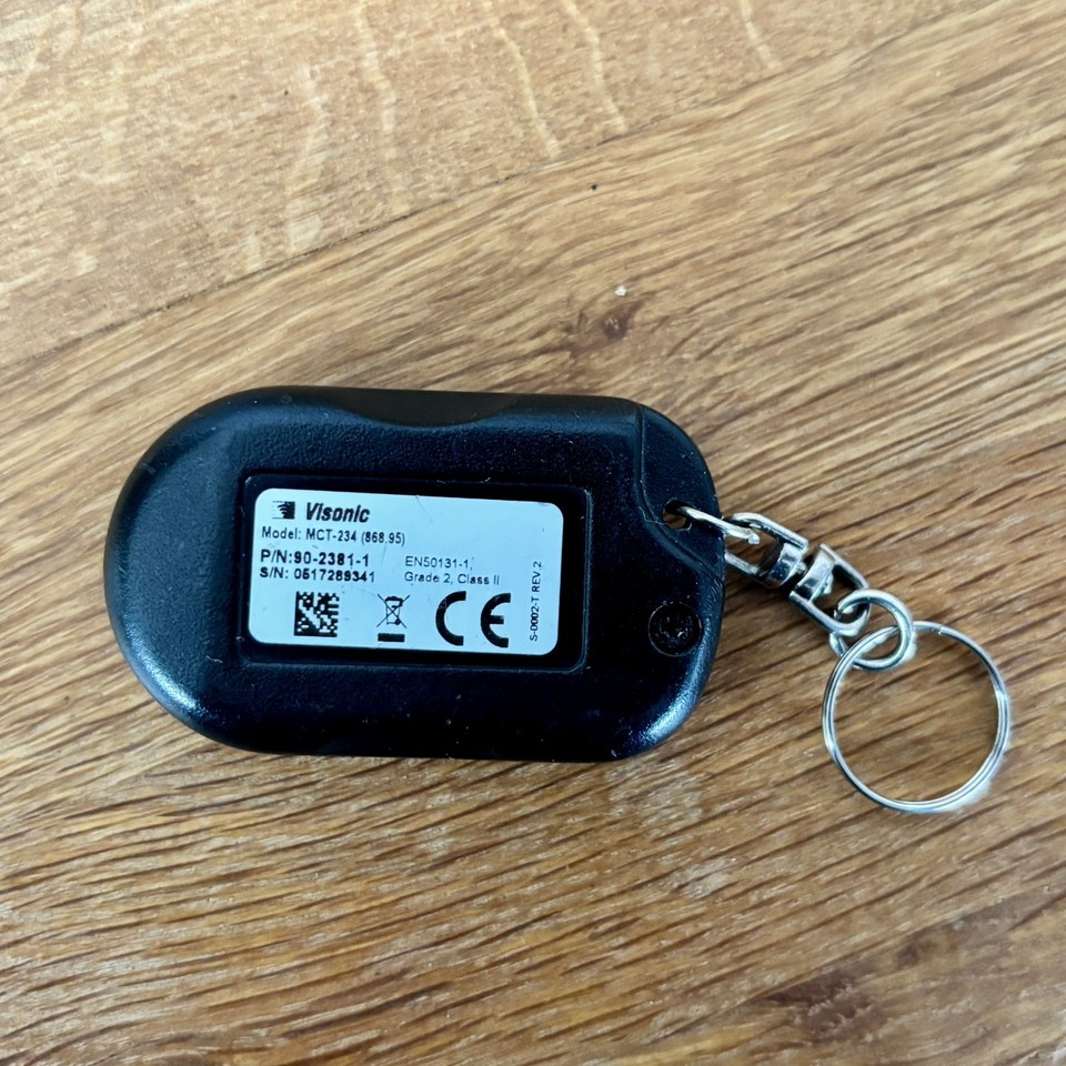 Visonic MCT-234 Wireless Keyfob Remote Control Transmitter | eBay UK