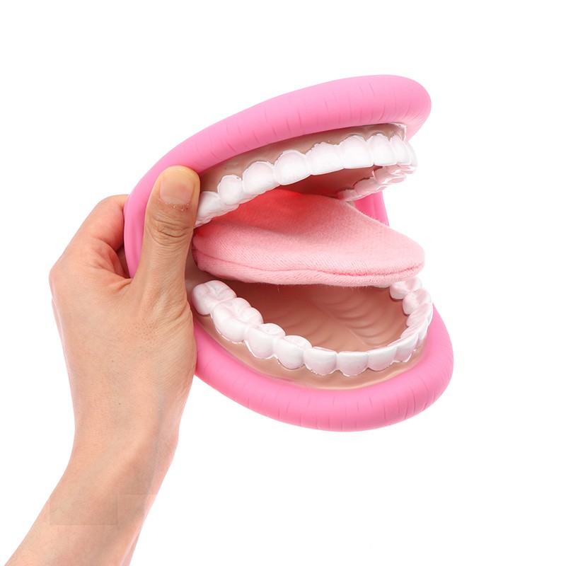Kids Mouth Hand Puppet 28 Teeth Mold Tongue Mouth Puppet For Speed ...