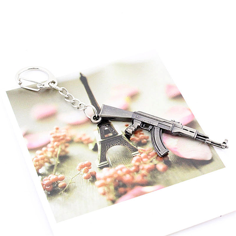 Hot Sale Ak47 Gun Key Chain Classic Men Key Ring Jewelry Pendants ...