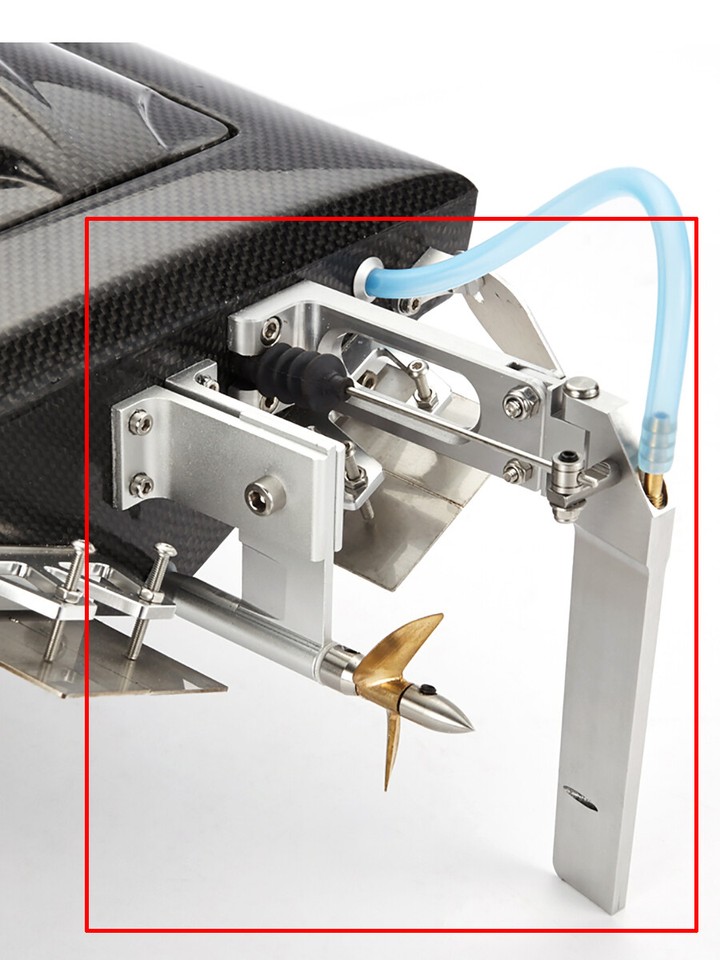 4.76mm Drive Shaft Strut Rudder 40mm Propeller fr RC Boat Speed O VEE ...