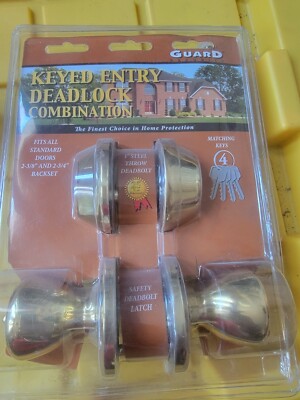 Guard Security Keyed Entry Deadlock Combination | eBay