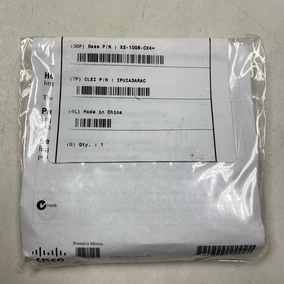 NEW Cisco X2-10GB-CX4 Ethernet Transceiver Module | eBay