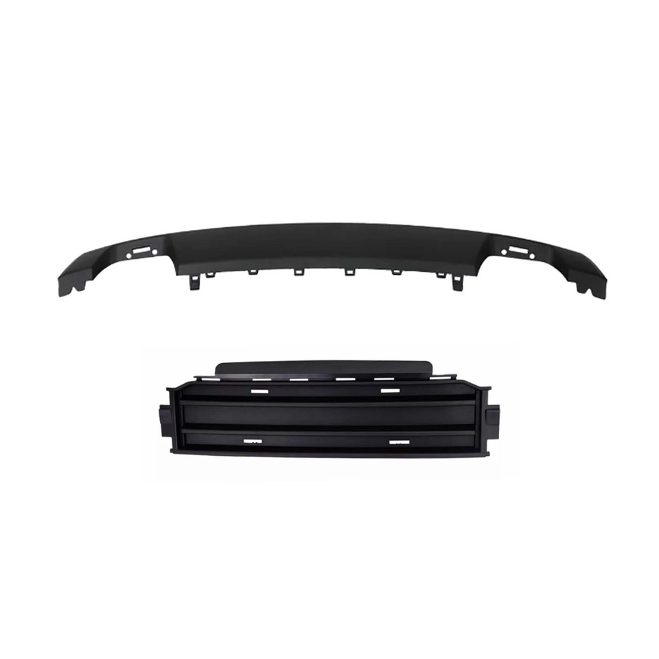 Front Bumper & Lower Molding Trim Valance Cover Fits 2021 2022 2023 ...