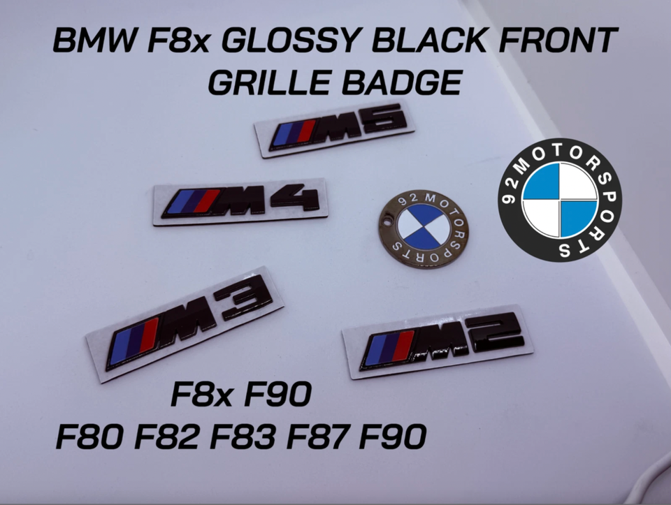 BMW M3 Glossy Black Front Grille Badge M3 F80 G80 | eBay