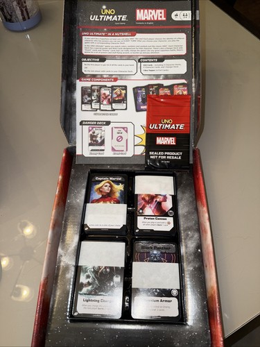 UNO Ultimate MARVEL 1st Edition: Core Version Superhero Card Game Foil ...