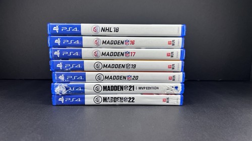 Madden NFL Bundle (PS4) - Madden 16, 17, 19, 20, 21 MVP, 22. & NHL18 ...