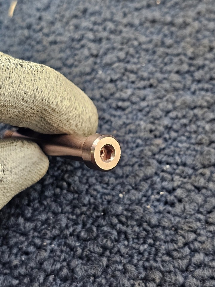 (5 PCS) MCMASTER-CARR 91054A498 tiCN-Coated Shoulder Screw 18-8 ...