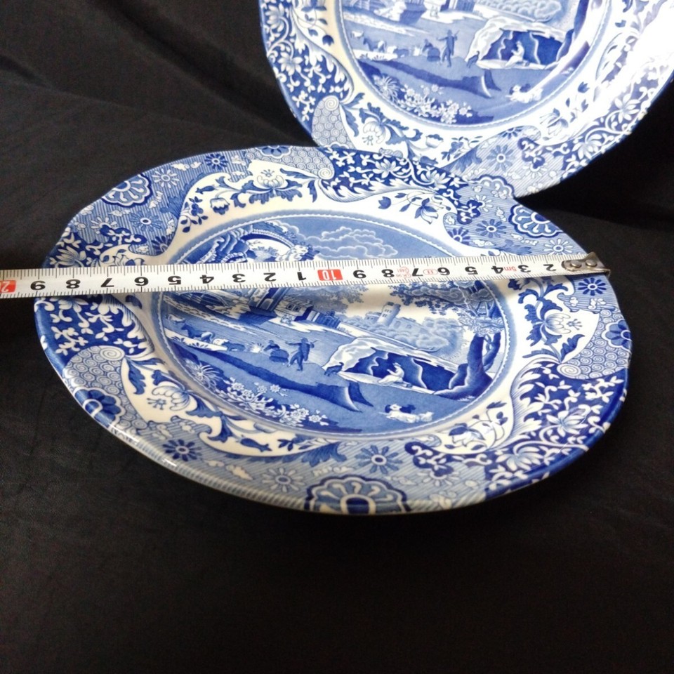 Unused SPODE 2 19cm Plates Spode Blue Italian Medium Plate Festival ...