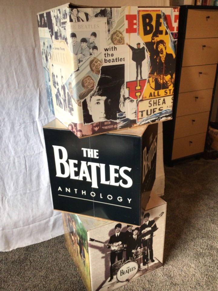 BEATLES ANTHOLOGY 3 Cube Original Apple Standee Promotional Store ...