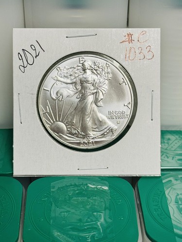 2021 1 Oz Silver Eagle $1 . #C1033 | eBay