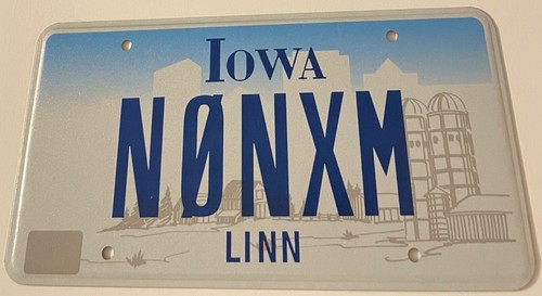 NONXM Vanity License Plate Revoh Wattz Hip Hop | eBay