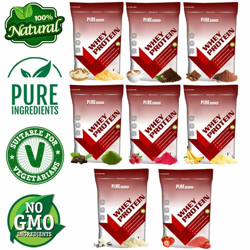 PSN 100% Pure Whey Protein Powder 2.5Kg Whey Protein Shakes Lean Muscle ...