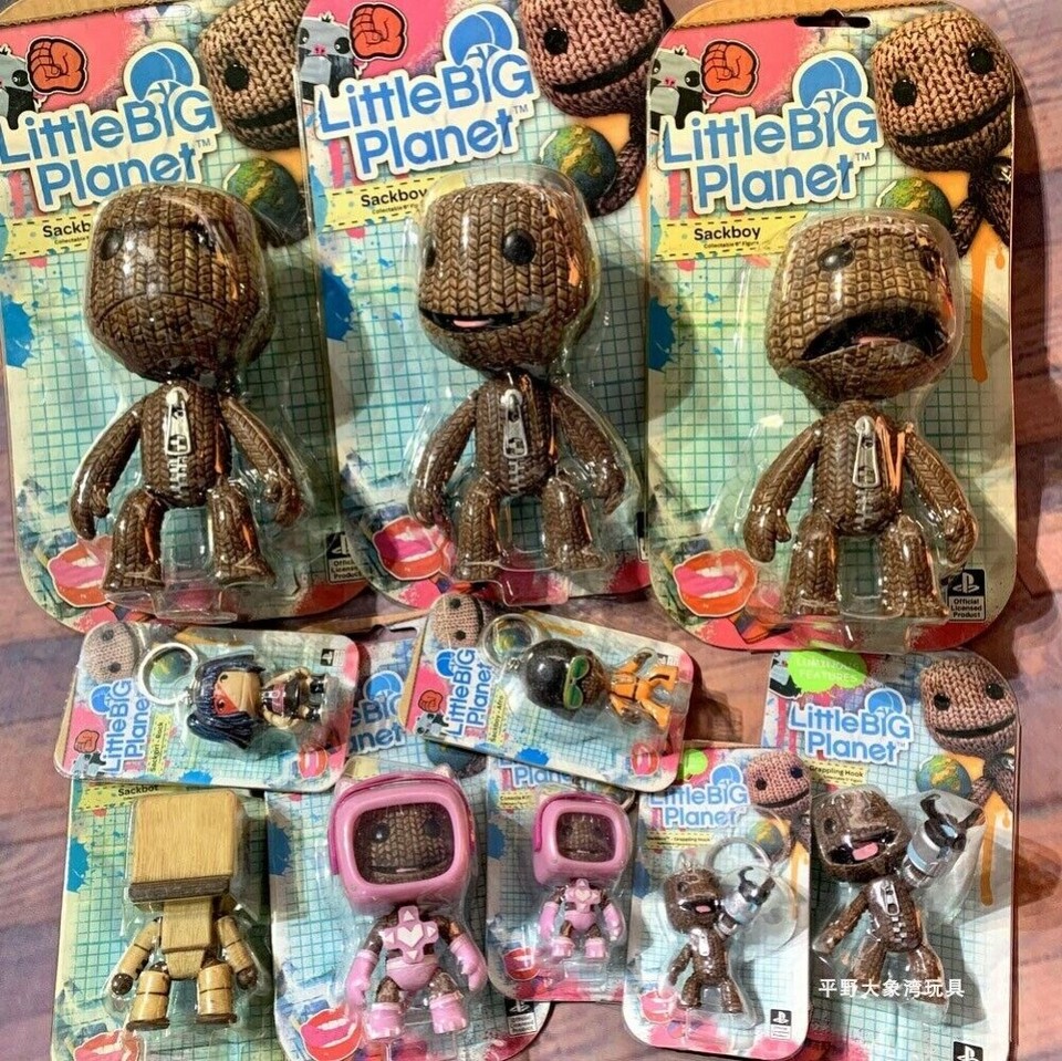Little Big Planet Figure Sackboy Sackbot Console Kitty 3'' 6'' Toys ...