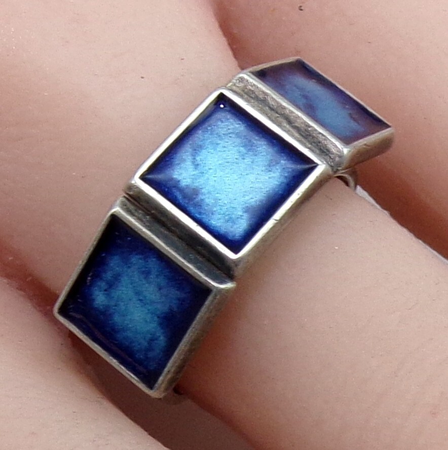 Vtg David Andersen Norway Modernist Sterling Silver B… - Gem