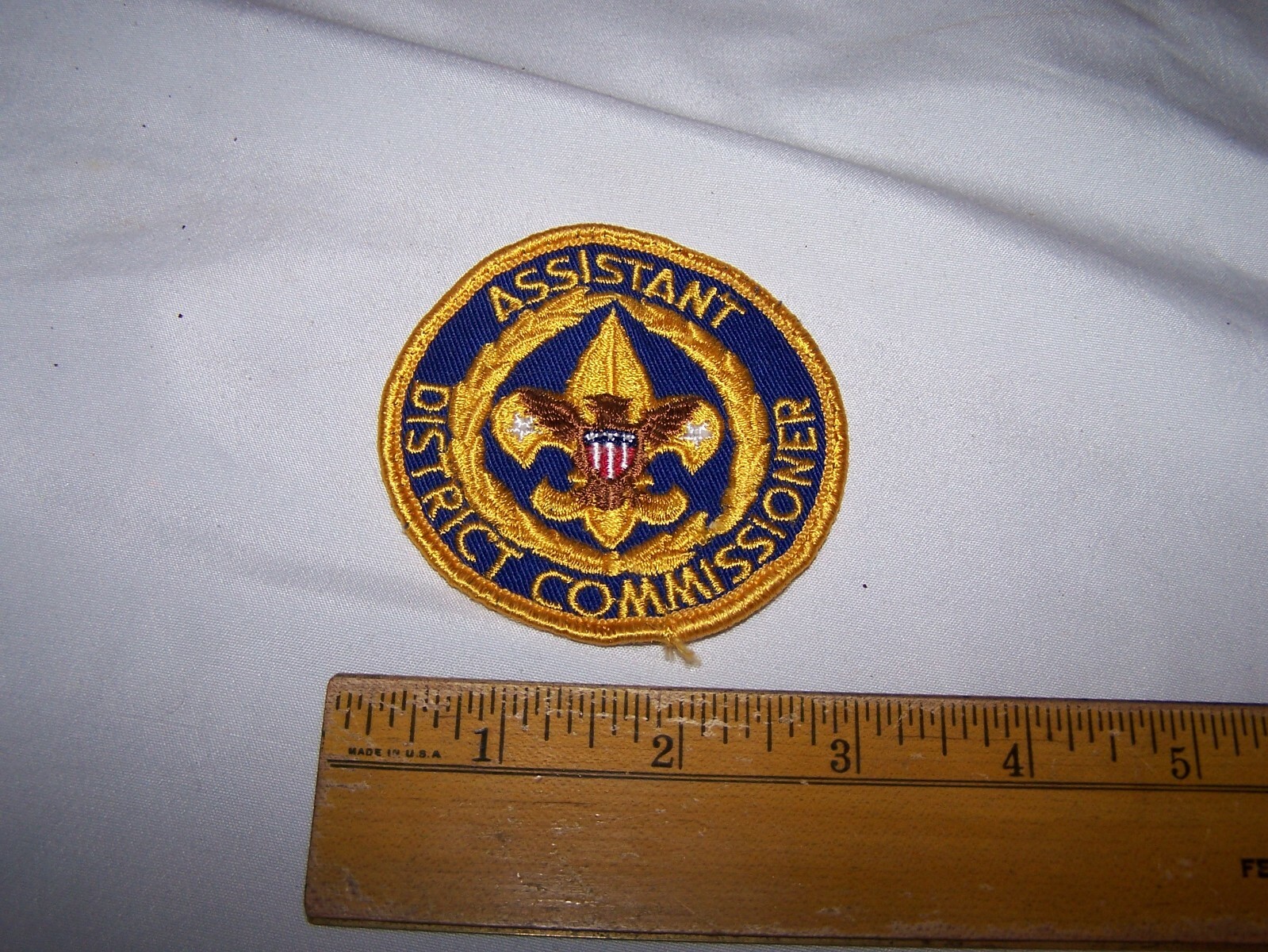 Vintage BSA Boy Scouts of America ASSISTANT DISTRICT COMMISSIONER Patch ...