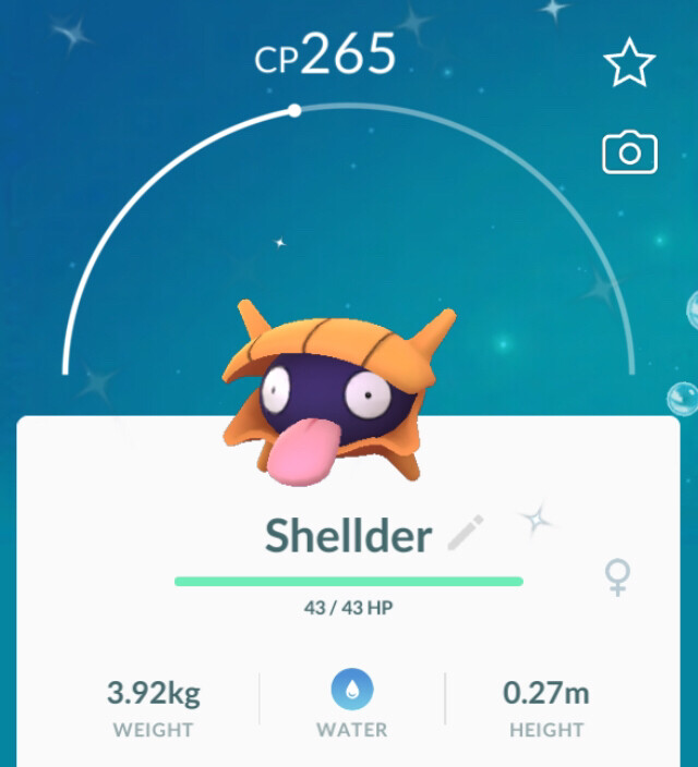 Shiny Shellder