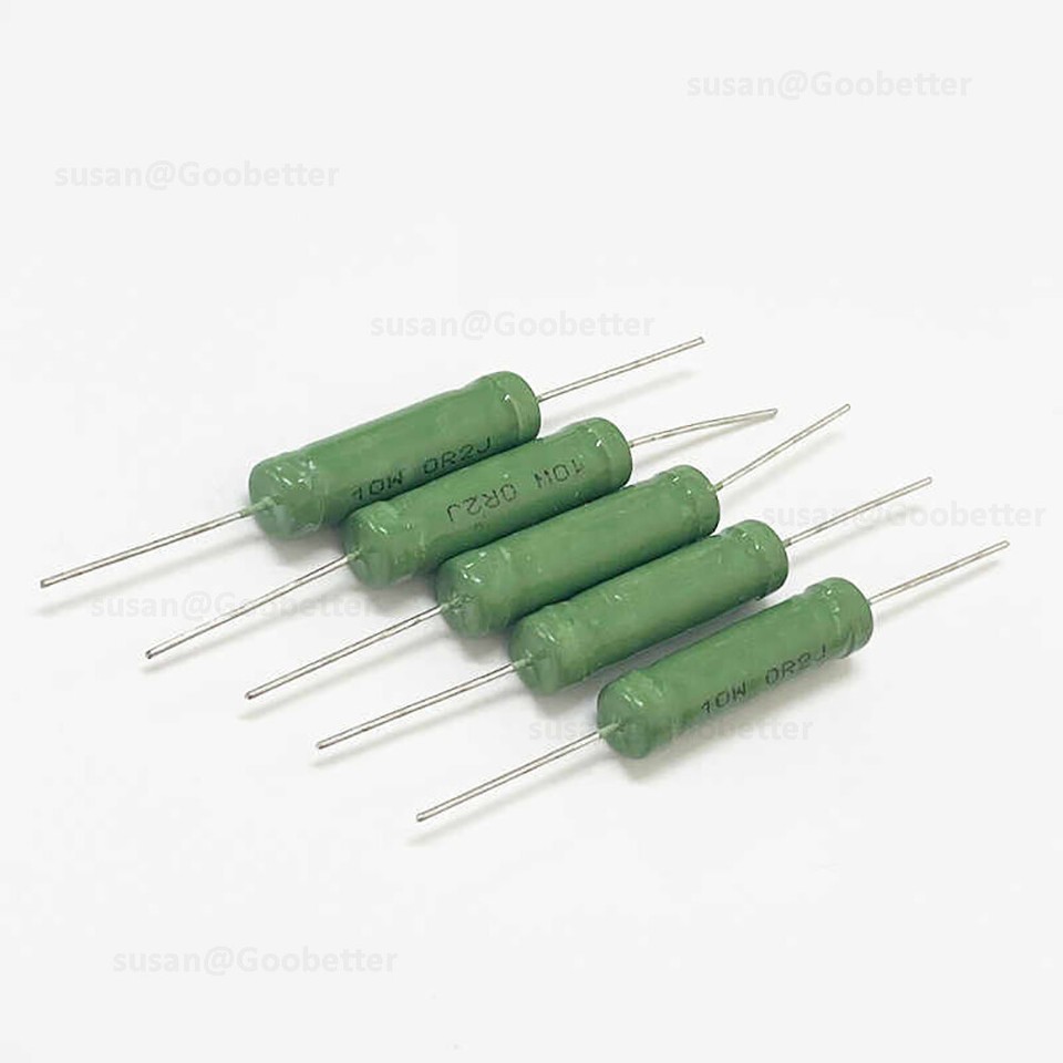 10W Wirewound Resistors Axial Leaded 5% J 0.05 to 47K ohm Resistor ...