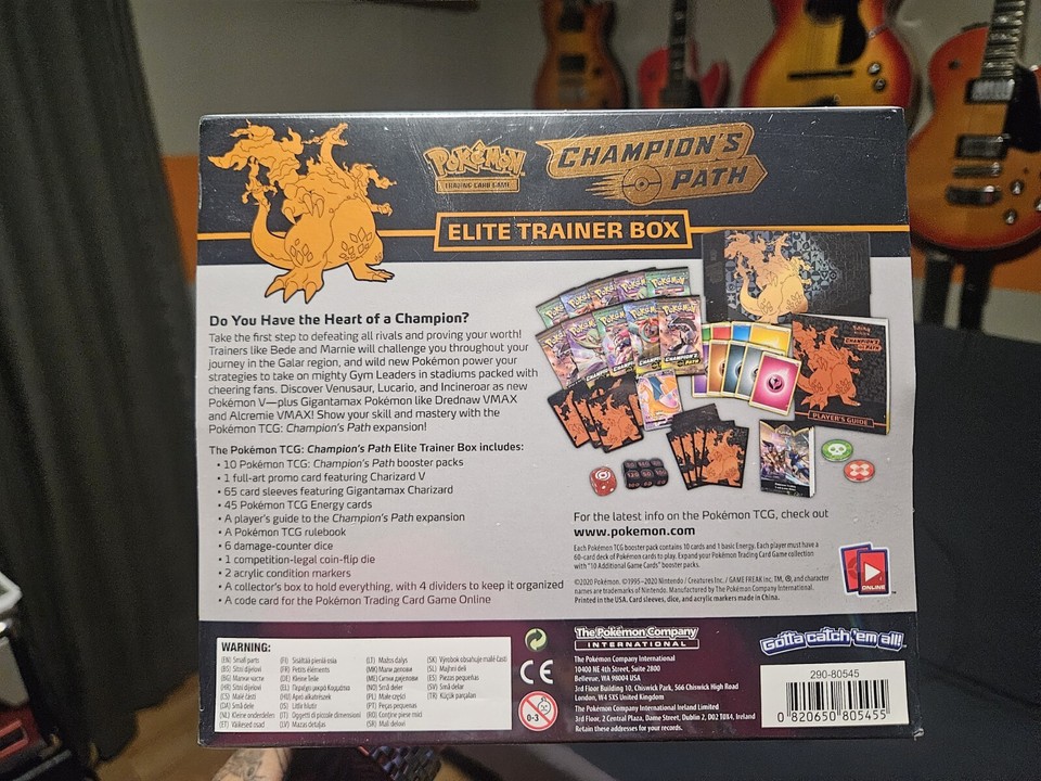Champion's Path ETB Elite Trainer Box - Pokémon TCG Sword & Shield New ...
