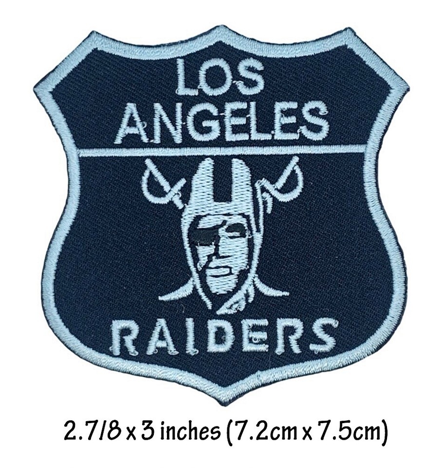 Raiders Football Logo Embroidery Patches ,iron ,sew *TH- USA BY USPS ...