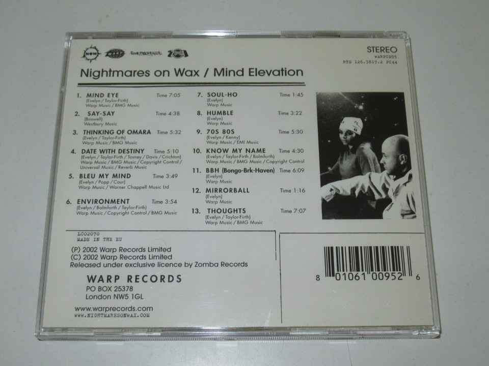 Nightmares On Wax / Mind Elevation (Warp Rtd 126.3817.2) CD Album | eBay
