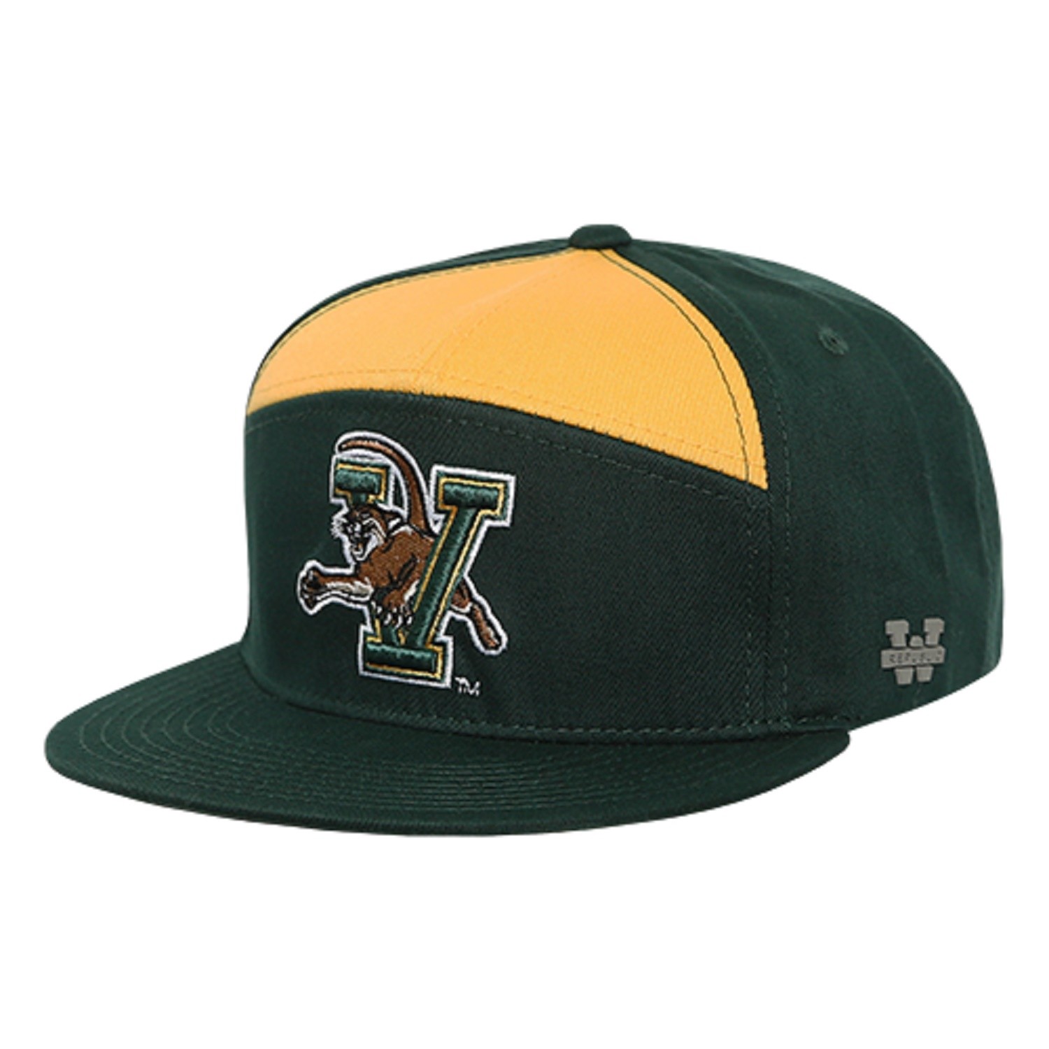 University of Vermont Catamounts Flat Bill Crown Snapback Panel ...