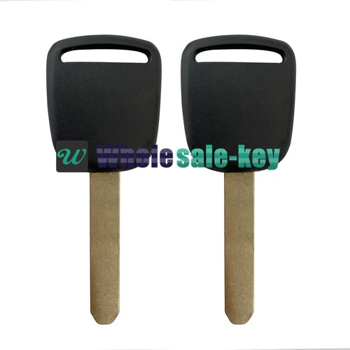 2X New uncut blade Transponder Key Id 13 Chip Ignition For Honda HO01 ...