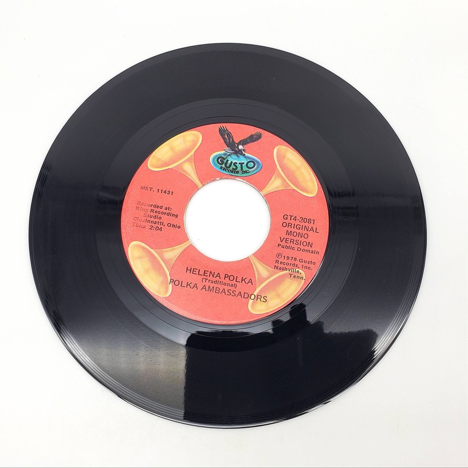 Polka Ambassadors Just Because Single Record Gusto Records 1979 GT4 ...