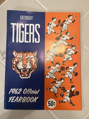 Vintage 1962 Detroit Tigers Official Yearbook Al Kaline Norm Cash ...